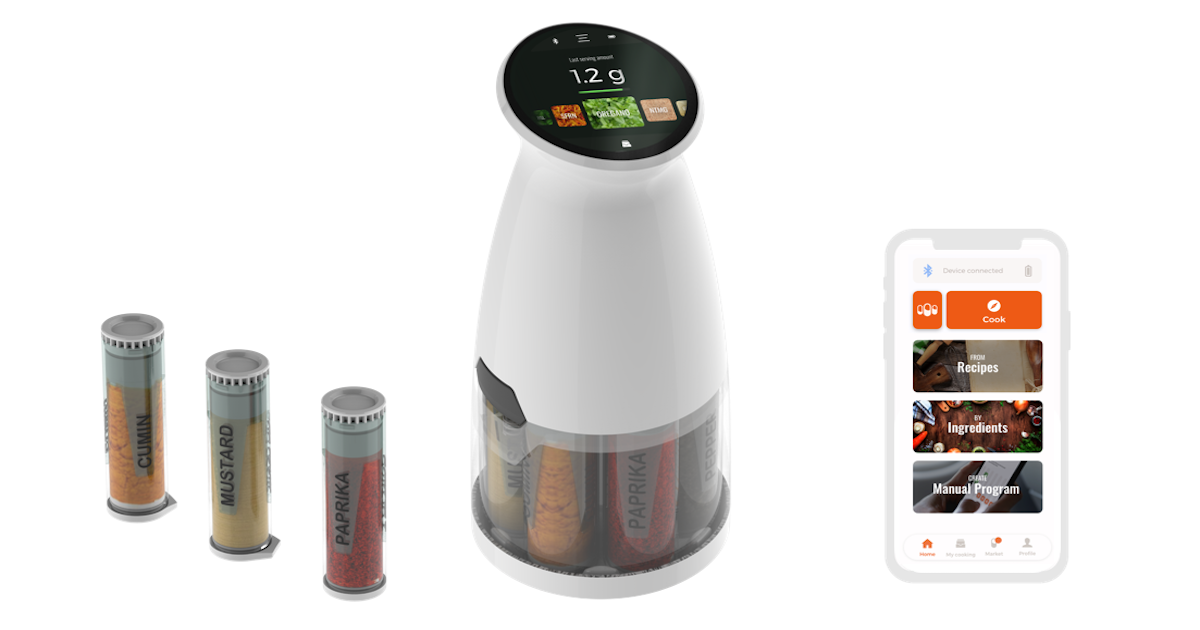 スパイス自動調合テクノロジーで好みの味を表現Spicerr